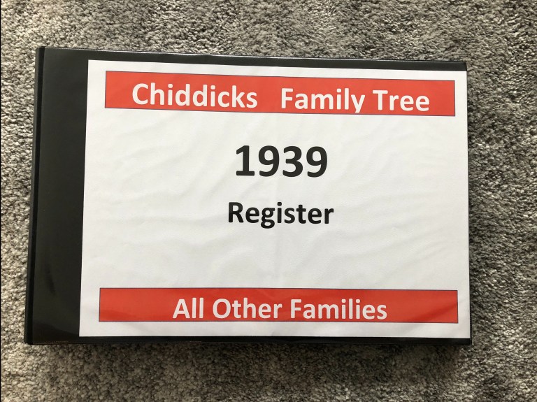 Organising Your Family History – The Chiddicks Family Tree