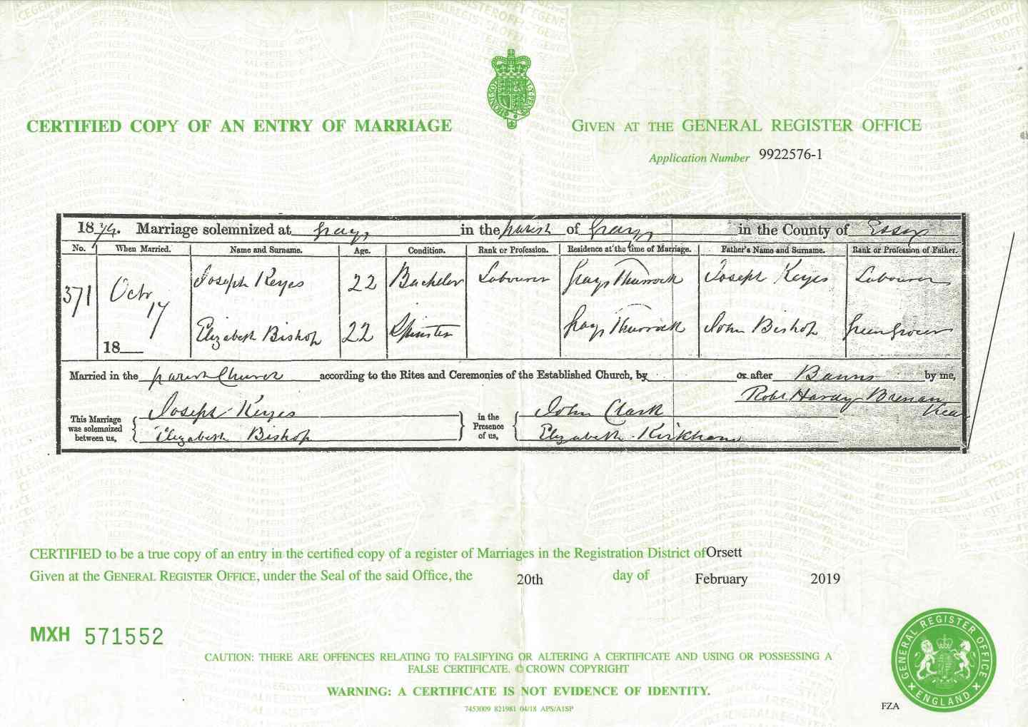 The Life and Times of Joseph Keyes – The Chiddicks Family Tree
