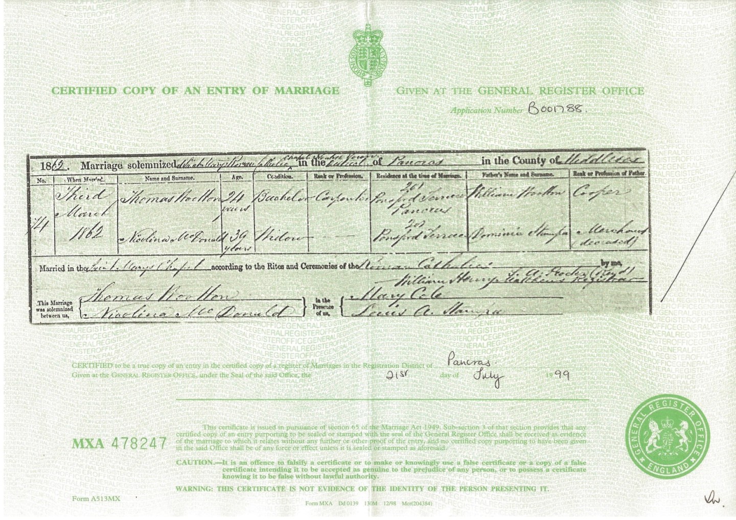 The Life and Times of Thomas Wootton – The Chiddicks Family Tree