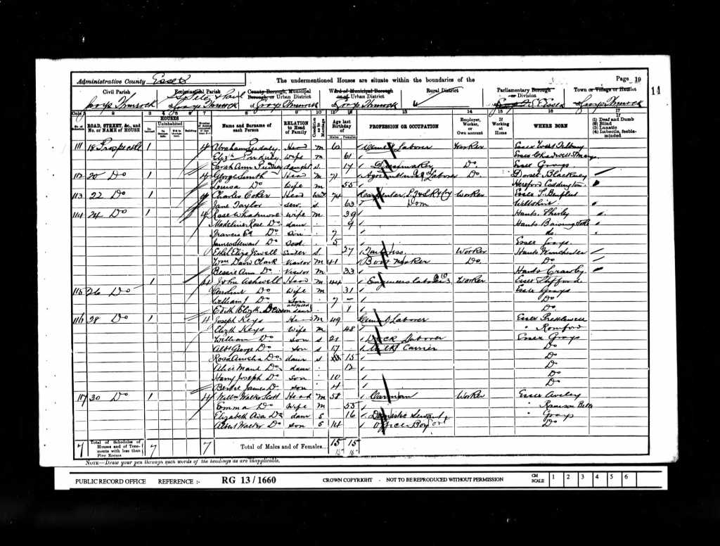 The Life and Times of Joseph Keyes – The Chiddicks Family Tree