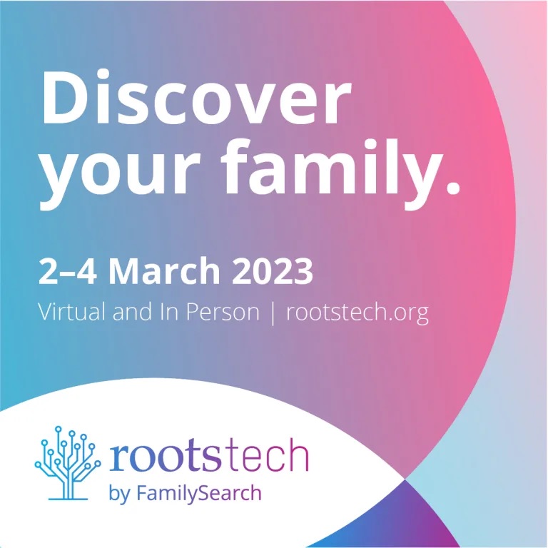 Free Rootstech 2023 Pass Giveaway – The Chiddicks Family Tree