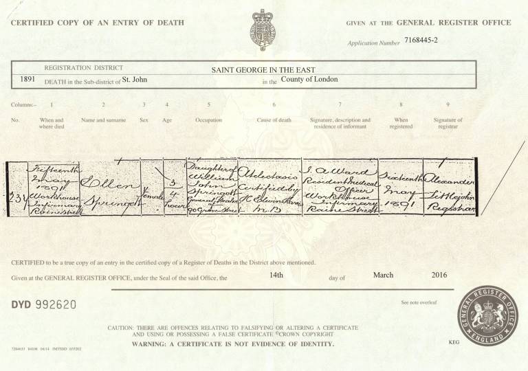 Who Was Adelaide Springett? – The Chiddicks Family Tree