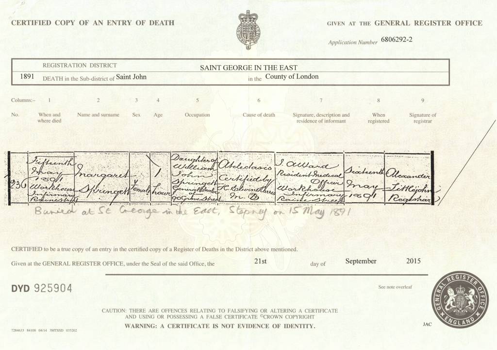 Who Was Adelaide Springett? – The Chiddicks Family Tree
