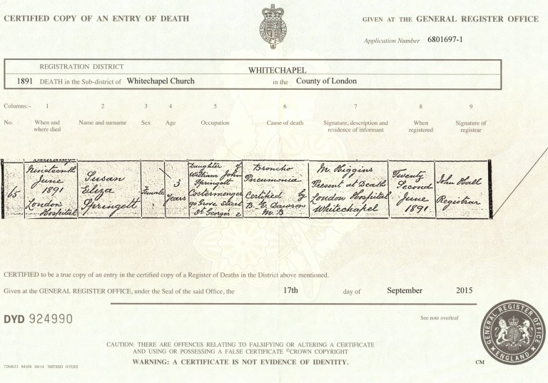 Who Was Adelaide Springett? – The Chiddicks Family Tree