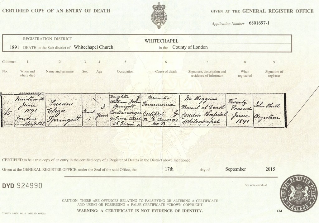 Who Was Adelaide Springett? – The Chiddicks Family Tree